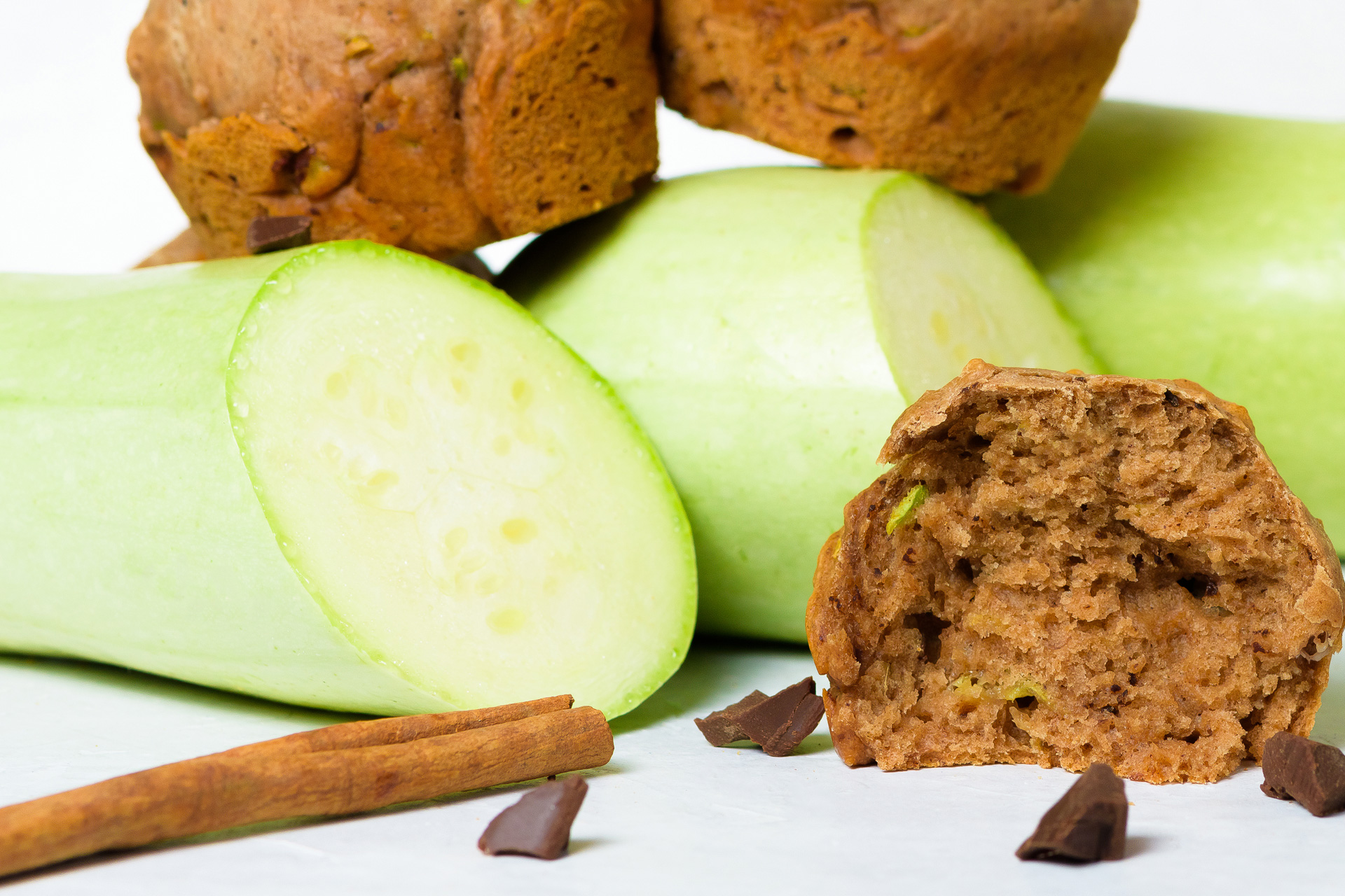 Low Sodium Chocolate Chip Zucchini Muffins - The Low Sodium Foodie